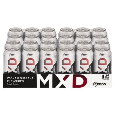 Redd's MXD Vodka Guarana Spirit Cooler Can 24 x 440ml | PnP