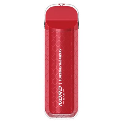 SMOK Nord Bar Red Blueberry Raspberry 5% Rechargeable Disposable Vape 8 ...