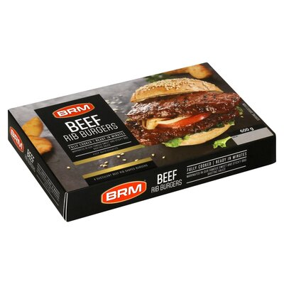 Bbq Rib Manufact Beef Rib Burgers 600g | PnP