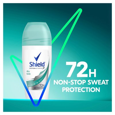 Shield Women Dry Sure Antiperspirant Roll On Deodorant 50ml | Smart ...