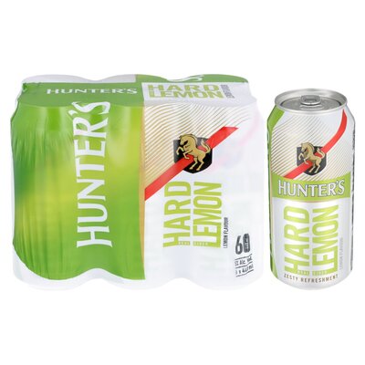 Hunters Hard Lemon Can 6 x 440ml | PnP