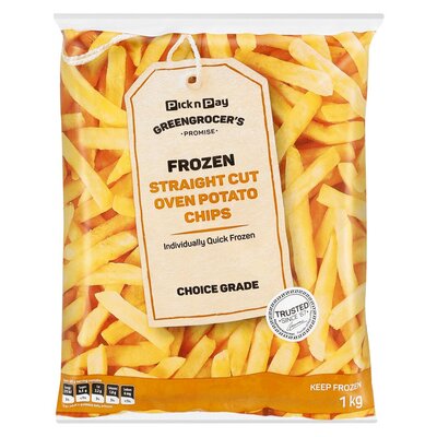 No Name Straight Cut Frying Potato Chips 1kg | PnP