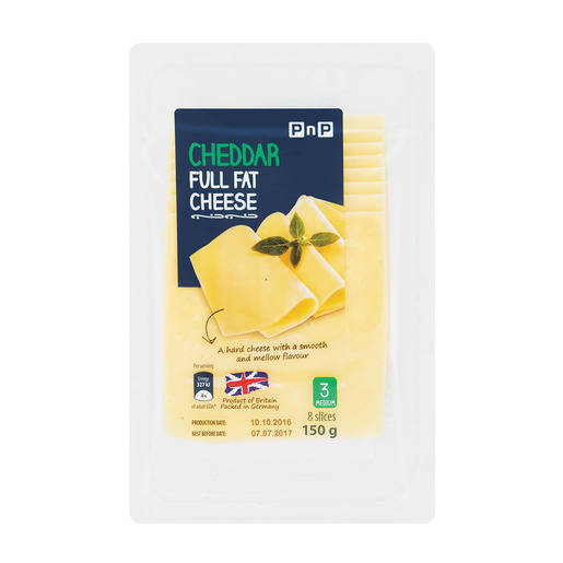 PnP Cheddar Slices 150g x 11 | PnP