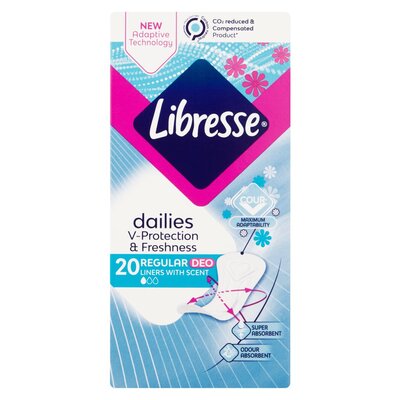 Libresse Scented Normal Pantyliners 20 Pack | PnP