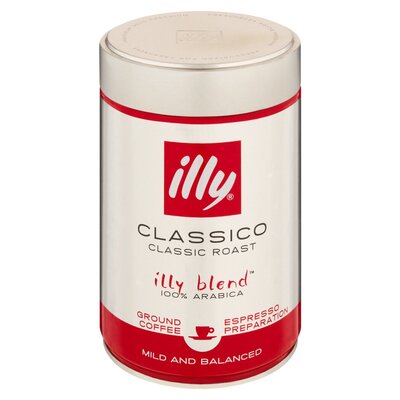Illy Classico Classic Roast Ground Coffee Espresso 250g | PnP