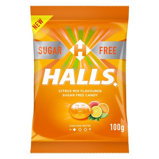 Hall's Candy Vit C Citrus Sugar Free 100g | PnP