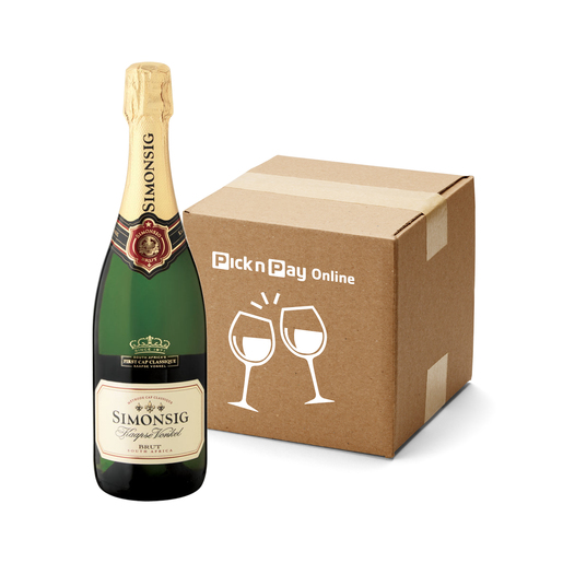 Simonsig Kaapse Vonkel Brut NV 750ml x 12 | PnP