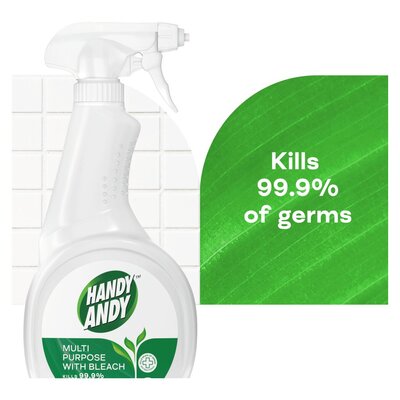 Handy Andy Multipurpose Antibacterial Cleaner Spray with Bleach 500ml ...