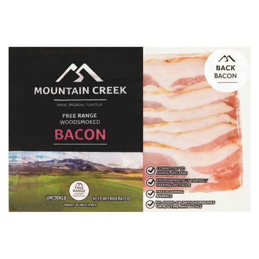 Mountain Creek Free Range Back Bacon 200g | PnP