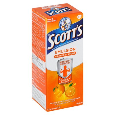 Scott's Emulsion Vitamin Syrup Orange 100ml | PnP