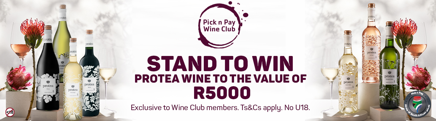Stand to Win Protea Wine to The Value of R5000 | Pick n Pay Wine Club | PnP