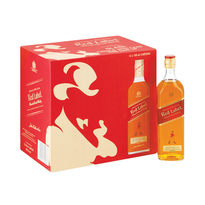 Johnnie Walker Red Label Blended Scotch Whisky 750ml x 12 | Smart Price ...
