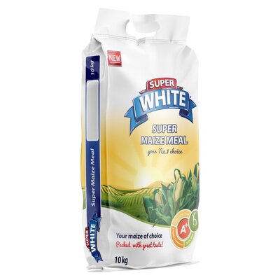 Super White Maize Meal Poly Bag 10kg | PnP