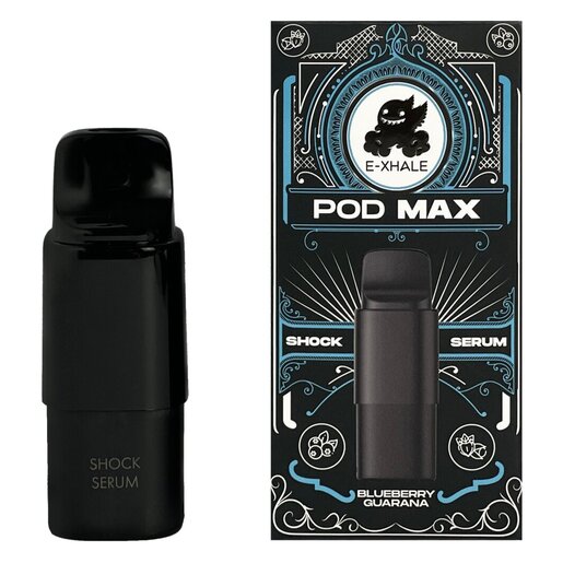 E-Xhale Shock Serum 3% Nicotine Salt Pod Max Series Disposable Vape | PnP