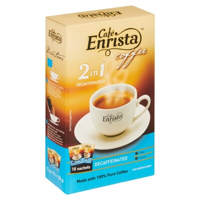 Cafe Enrista 2in1 Decaffeinated Instant Coffee 10 x 12g Sachets | PnP