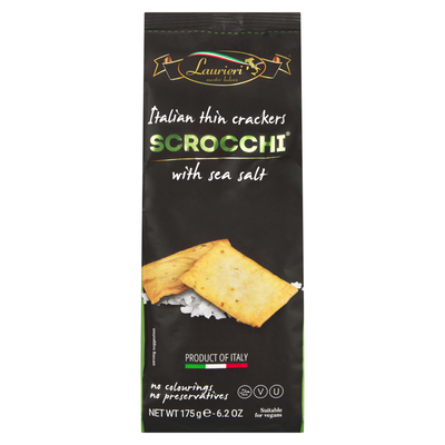Laurieri Scrocchi With Sea Salt Italian Thin Crackers 175g | PnP