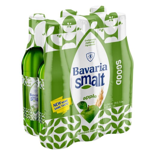 Bavaria Smalt Non-Alcoholic Apple Flavoured Malt Drink 6 x 340ml | PnP