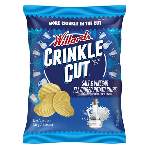 Willards Sassy Salt & Vinegar Crisps 30g | PnP