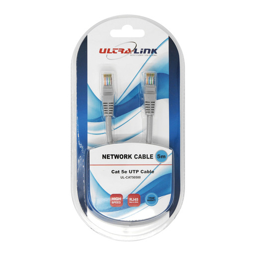 ULTRA LINK CAT5E NETWORK CABLE 5M | PnP