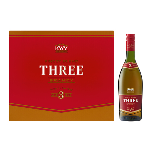 KWV 3yo Brandy 750ml x 12 | PnP