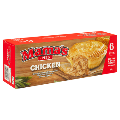 Mama's Pies Frozen Chicken Pies 6 Pack | Smart Price Specials | PnP Home