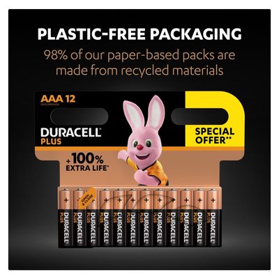 Duracell Plus Aaa Batteries 12 Pack | Smart Price Specials | PnP Home