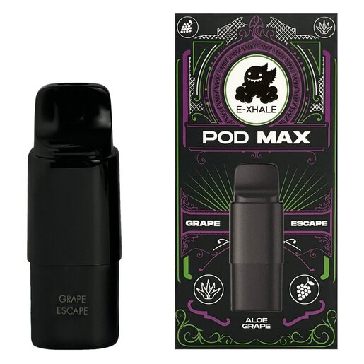 E-Xhale Grape Escape 3% Nicotine Salt Pod Max Series Disposable Vape | PnP