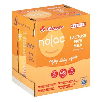 Clover Nolac UHT Lactose Free Milk 6 x 1L | PnP