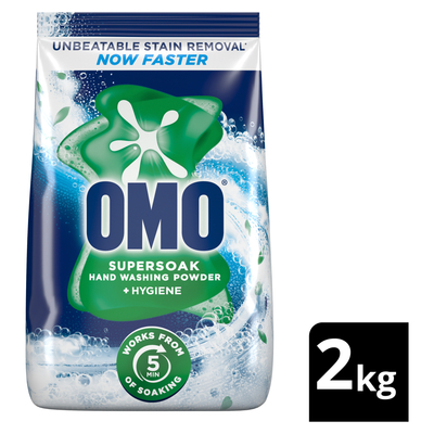 Omo Supersoak Hand Washing Powder 2kg | PnP