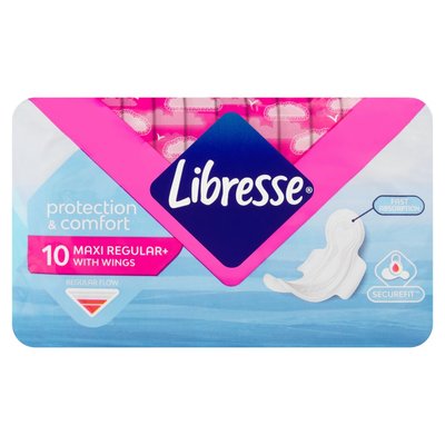 Libresse Maxi Pads Cotton Feel Normal 10ea | PnP