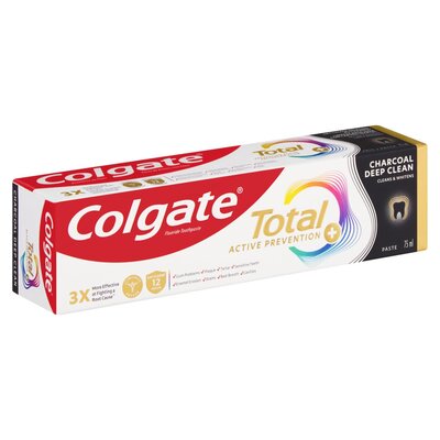 Colgate Total 12 Charcoal Deep Clean Antigerm Multibenefit Toothpaste ...