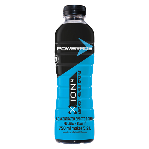 Powerade Concentrate Ion4 Mountain Blast 750ml | PnP