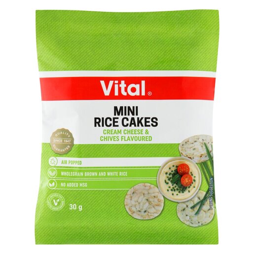 Vital Mini Rice Cream Cheese & Chives 30g | PnP