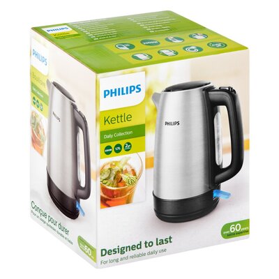Philips Stainless Steel Cordless Kettle 1.7L | PnP