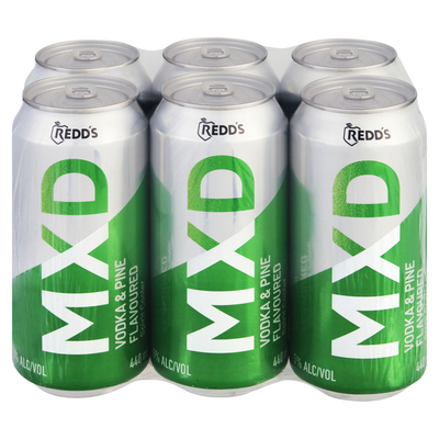 Redd's MXD Vodka & Pine Spirit Cooler Can 6 x 440ml | PnP
