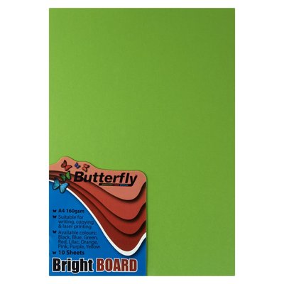 Butterfly A4 Bright Board Mixed 50 Sheets | PnP