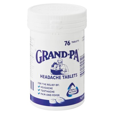 Grand-pa Headache Tablets 76s | PnP