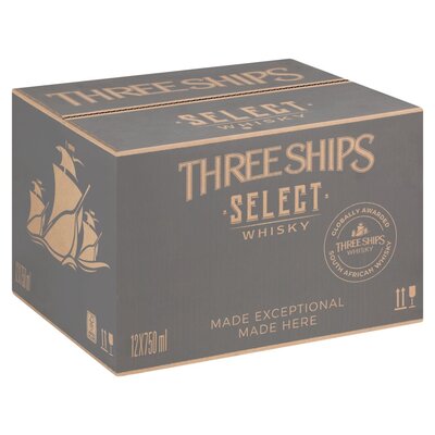 Three Ships Premium Select Whisky 750ml x 12 | PnP