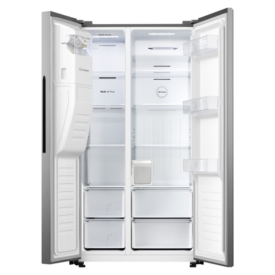 Hisense 499L Stainless Steel Side By Side Fridge H690SSID | Smart Price ...
