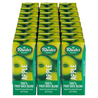 Rhodes 100% Fruit Juice Blend Apple 200ml x 24 | PnP