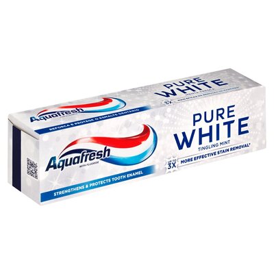 Aquafresh Pure White Toothpaste Tingling Mint 75ml | Smart Price ...