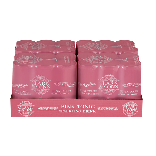 Clark & Sons Pink Tonic Mixer 250ml x 24 | PnP