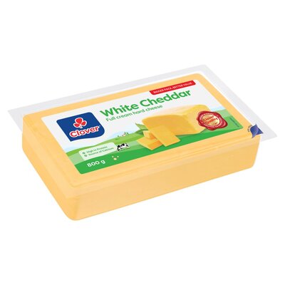 Clover White Cheddar Cheese 800g | PnP