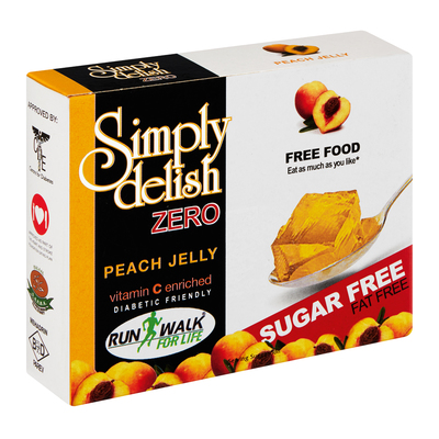 Simply Delish Sugar Free Peach Jelly 7.5g | PnP