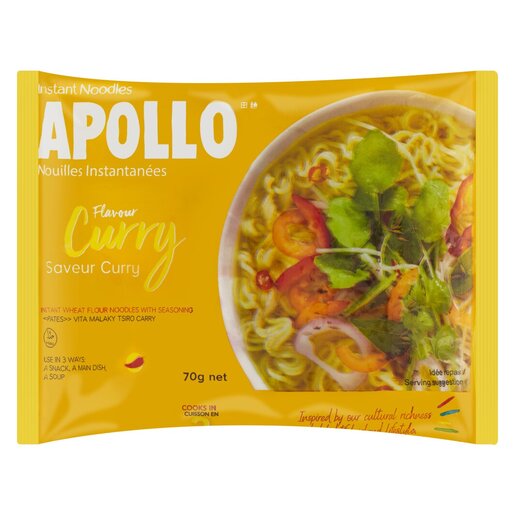 Apollo Curry Instant Noodles 70g | PnP
