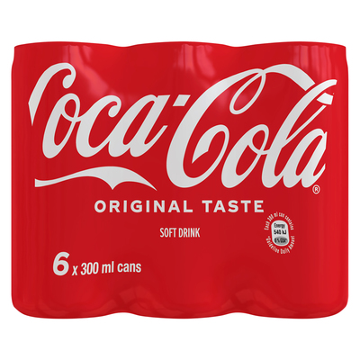 Coca-Cola Regular Can 300ml x 6 | Smart Price Specials | PnP Home