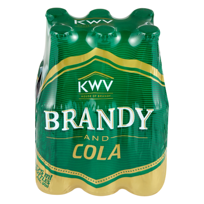 KWV Brandy & Cola 6 x 275ml | PnP