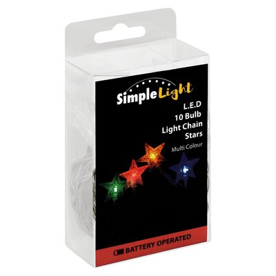 Simple Light Led Battery Operated Multi Star Light 20L | PnP