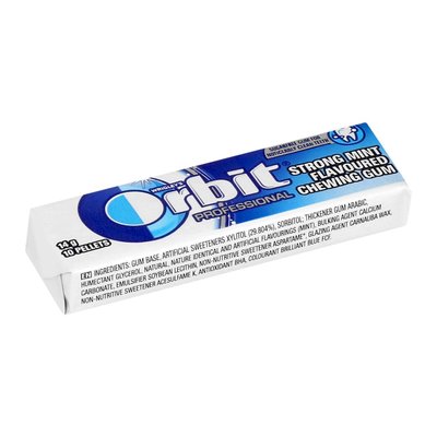 Orbit Professional Strong Mint Chewing Gum 10 Pack | PnP