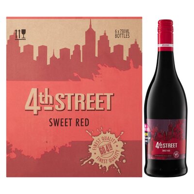 4TH Street Red Wine Sweet 750ml x 6 | PnP